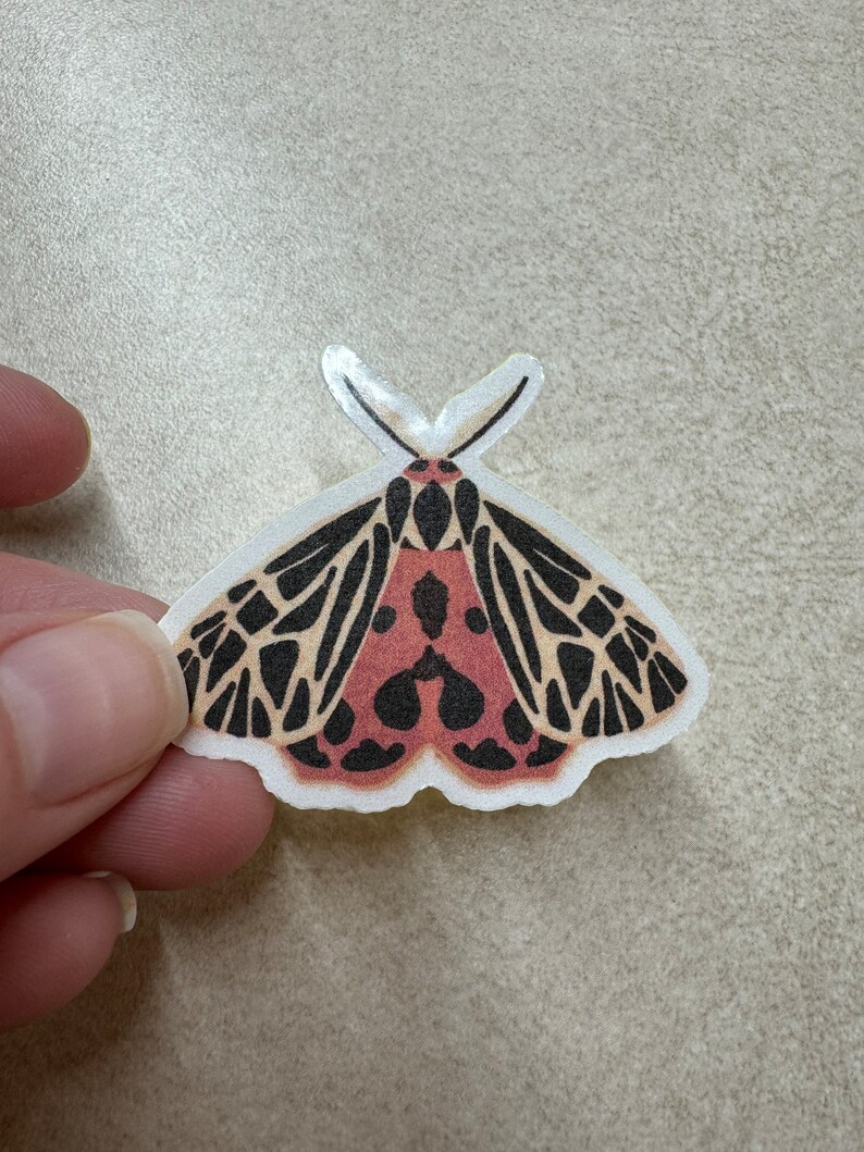 Harnessed Tiger Moth Sticker PNG, Harnessed Tiger Moth PNG, Insect ...