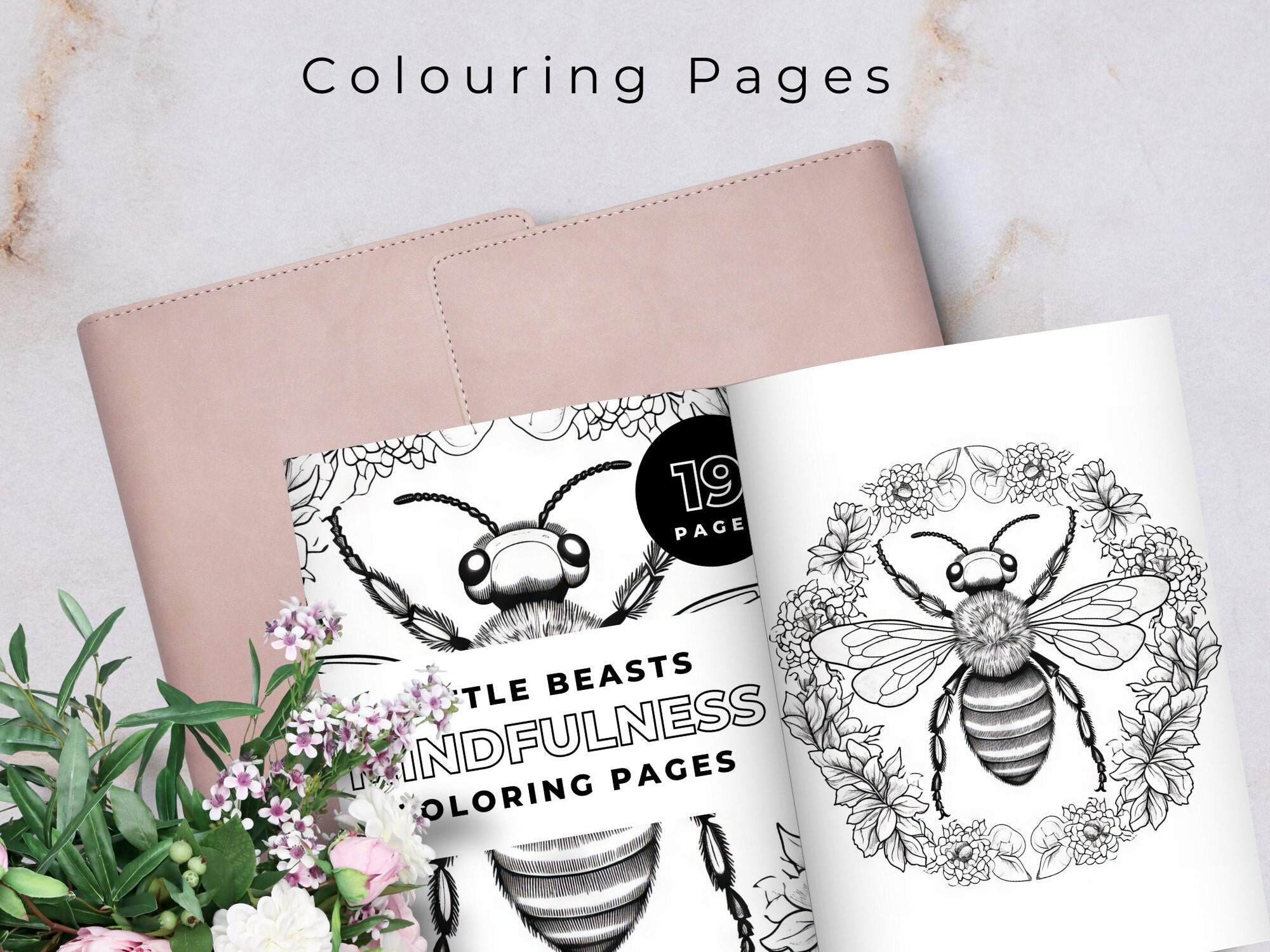 Colouring Page Mindful Colouring Instant Download Printable Colouring ...