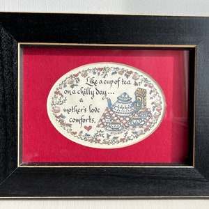 Vintage 90s Creative Calligraphy Lynn Norton Parker Framed Print ...