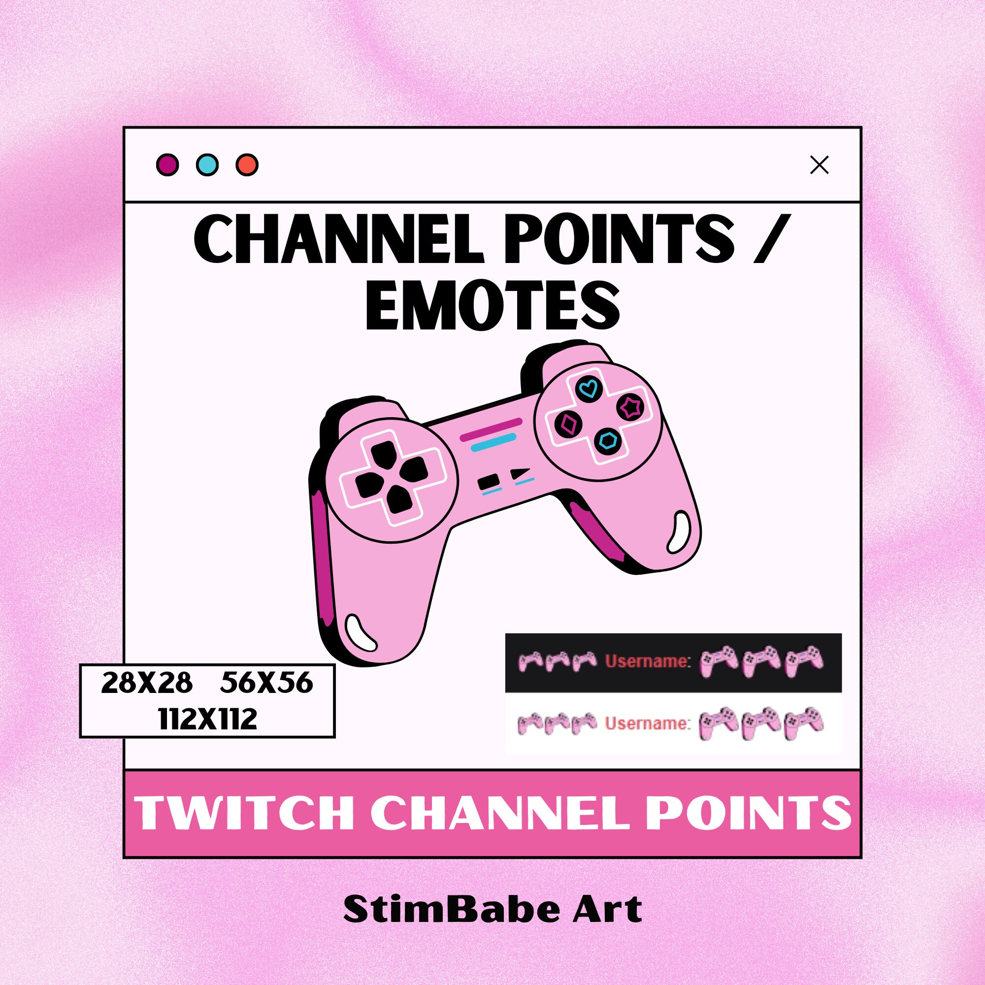 90's Controller Twitch Channel Point / Emote - Etsy
