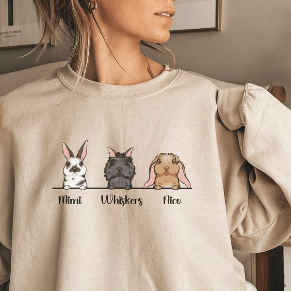 Rabbit Sweater - Etsy