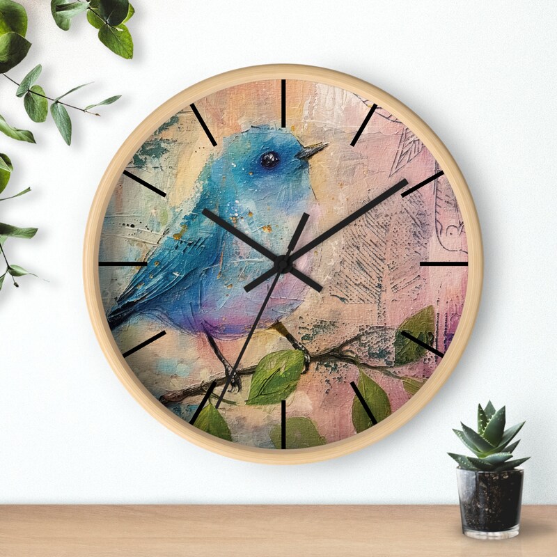 Birds Wall Clock - Etsy