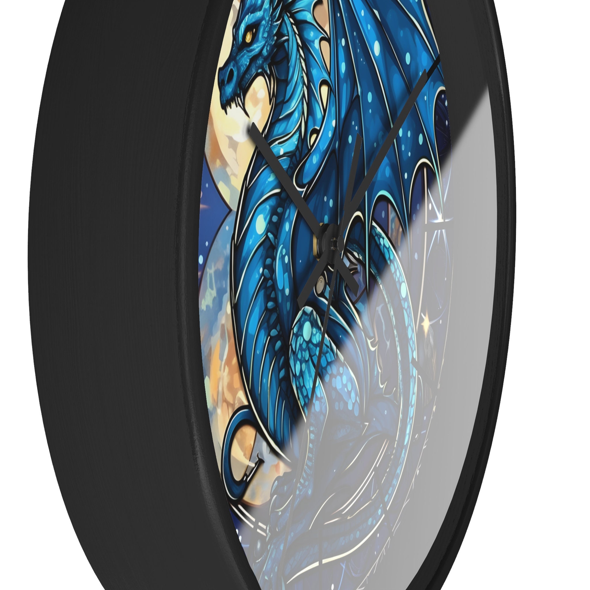 Dragon Clock Dragon Fantasy Wall Clock Gift Cute Dragon Indoor Decor ...