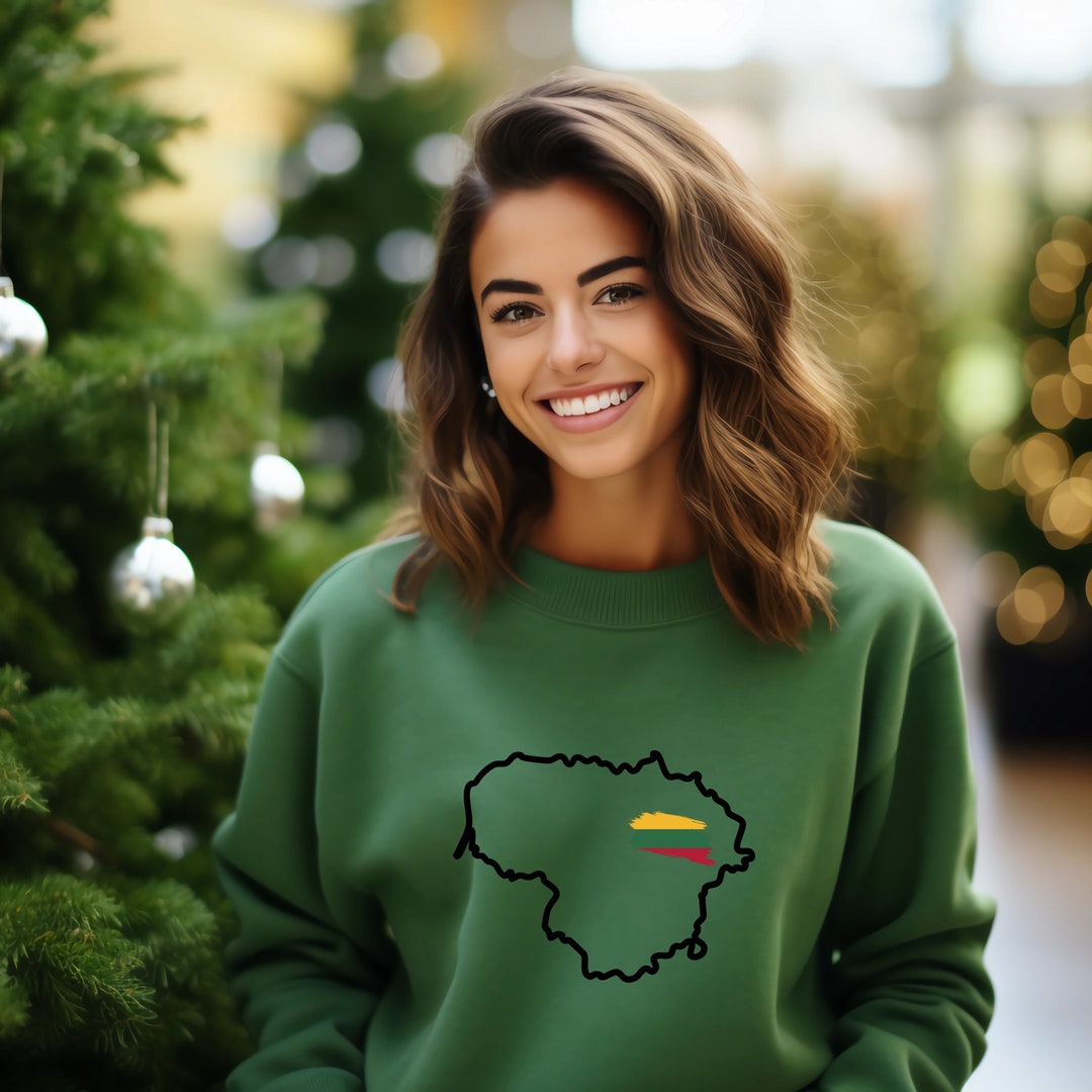 Lithuania Sweatshirt Unisex Crewneck Sweatshirt Lithuania Proud Gift ...