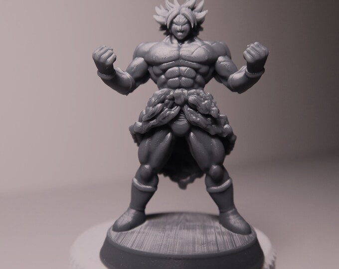 Broly - Dragon Ball Super - 3D Printed Resin Miniature - Etsy