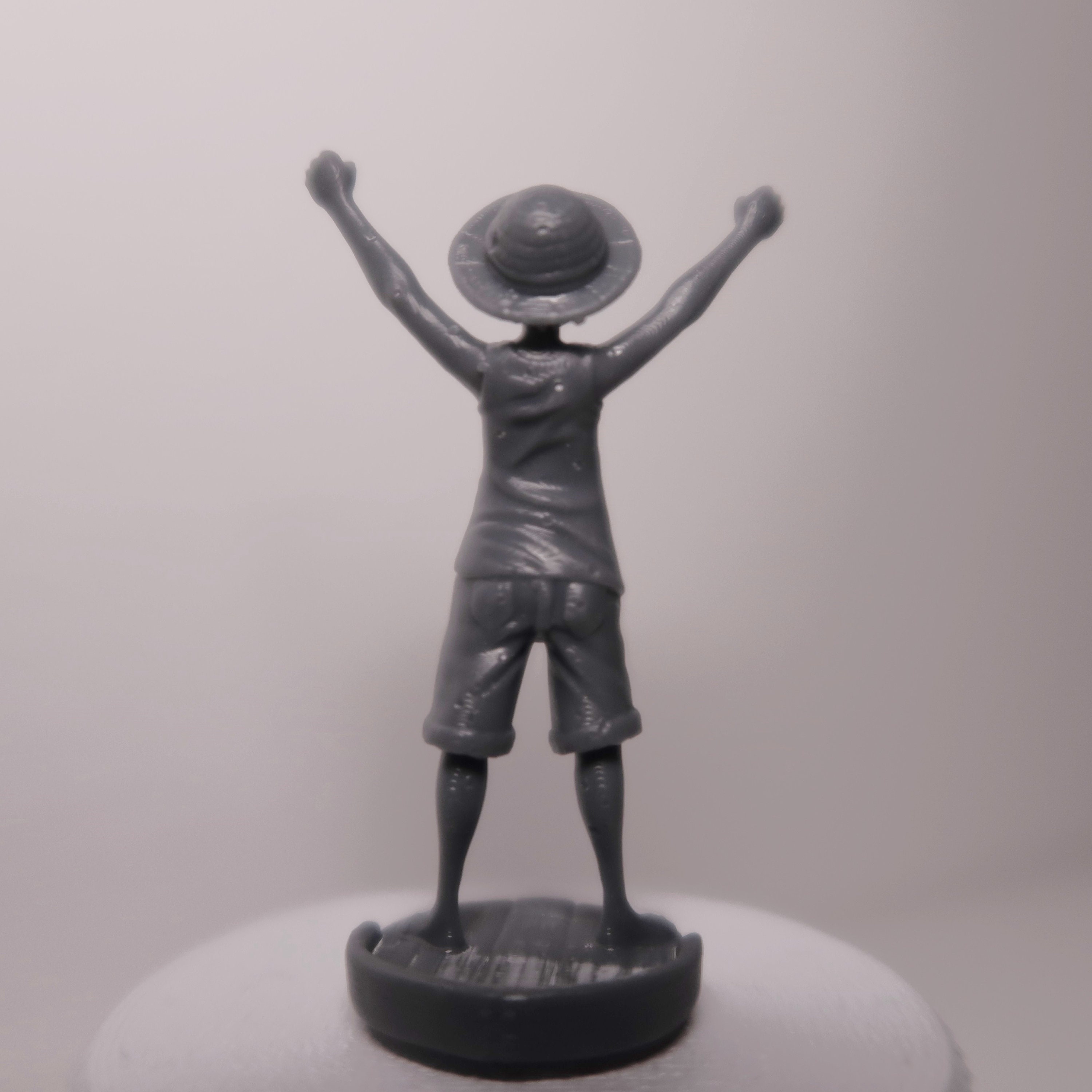 Luffy One Piece 3D Printed Resin Miniature - Etsy