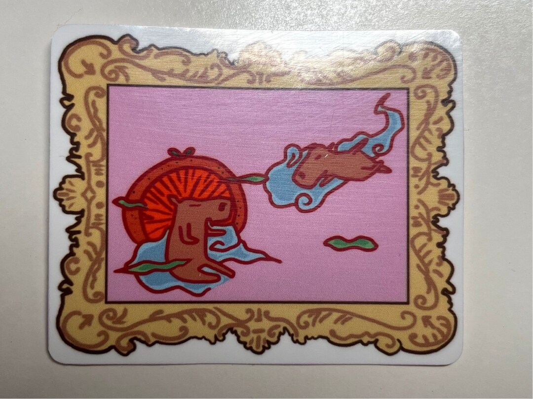 Capybara Meme Stickers cute Rodent Vinyl Decal for Animal Lovers - Etsy