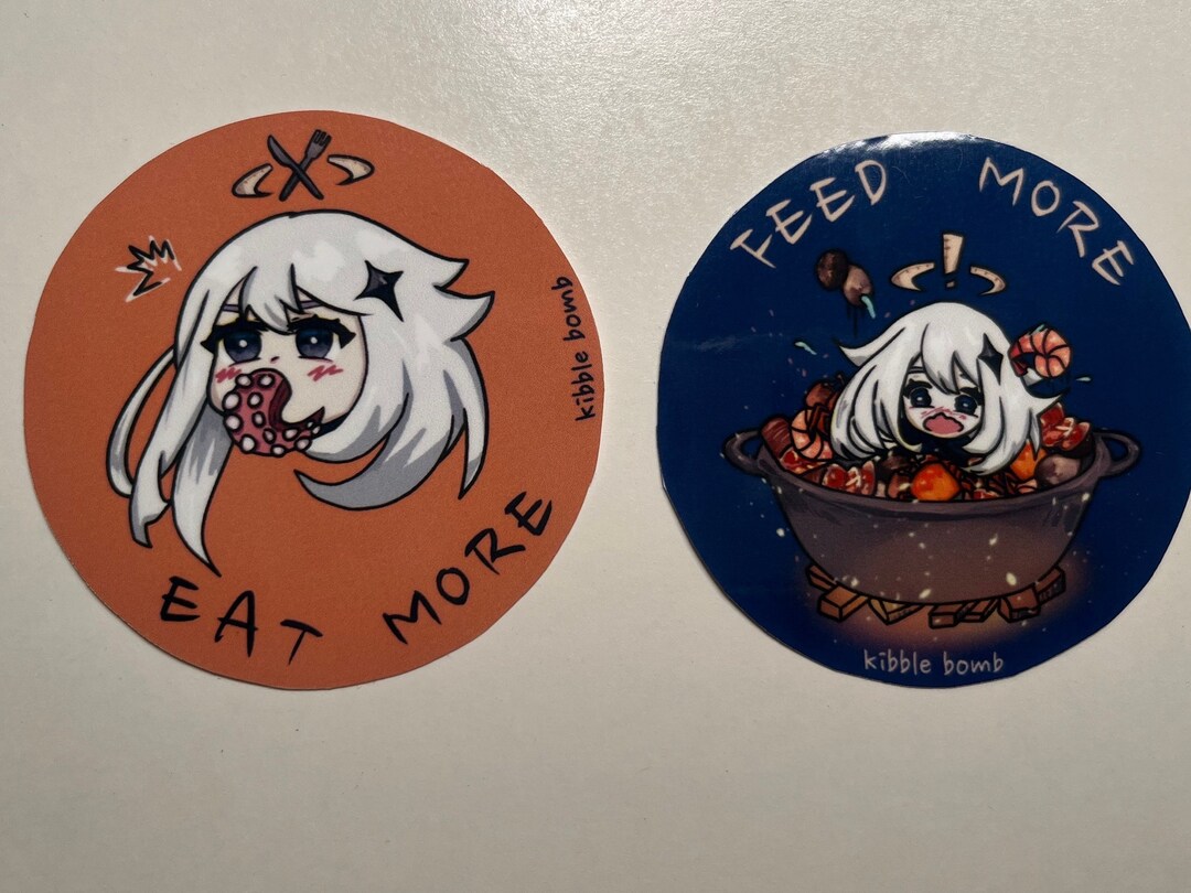 Paimon Emergency Food Stickers Genshin Impact's Beloved Companion Vinyl ...