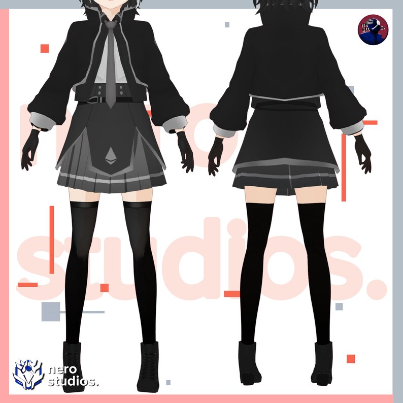Vroid Clothes / Vtuber Model / Vroid Hairstyle / Vroid Assets, Texture ...