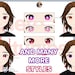 Vroid Eyes Set! EYE TEXTURE SET for Vtuber (34 Vroid Studio Eyes ...