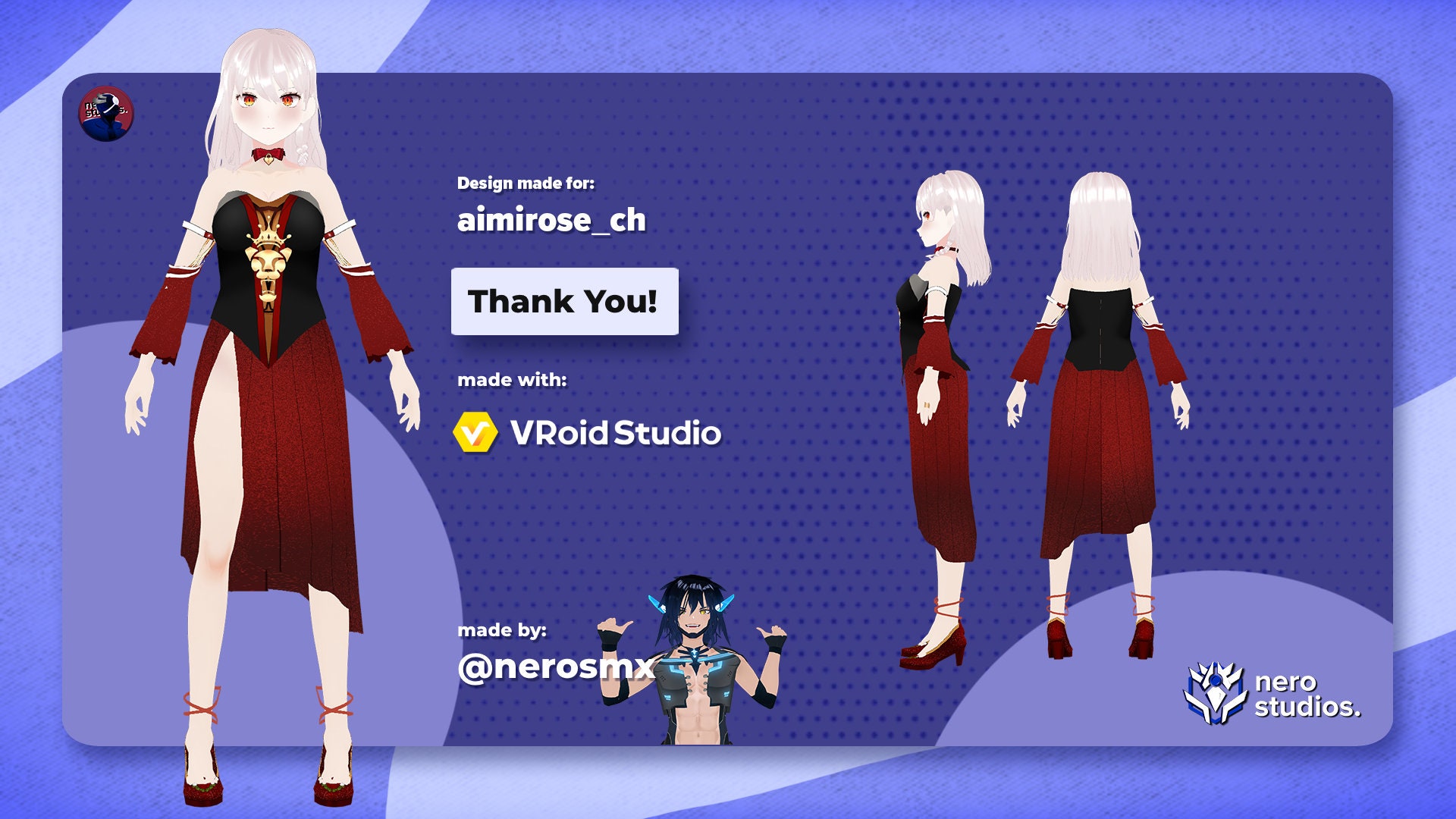 Vtuber Custom Model / 3D Vtuber or Videogame Model in Anime Style for ...