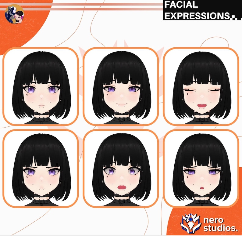 Gothic Vtuber Model, Vampires Vroid Set, Vroid Model, Vroid Clothes ...