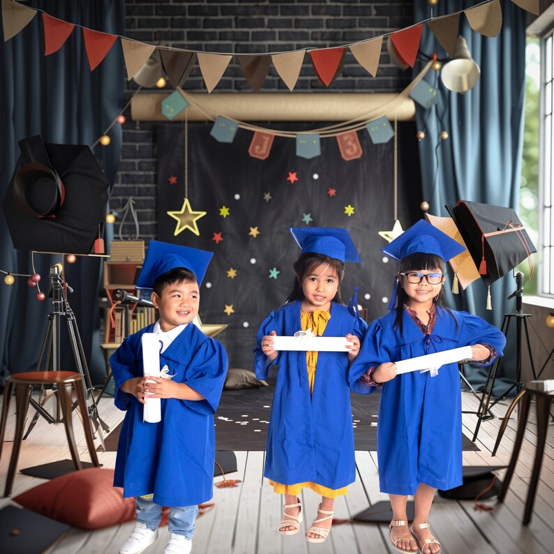 Graduation Studio Backdrop Background Digital Child Photo Shoot Picture ...
