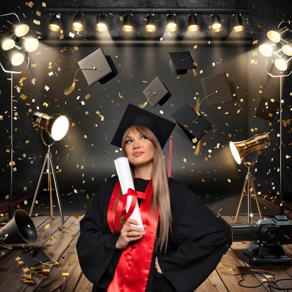 Black Graduation Background 2014