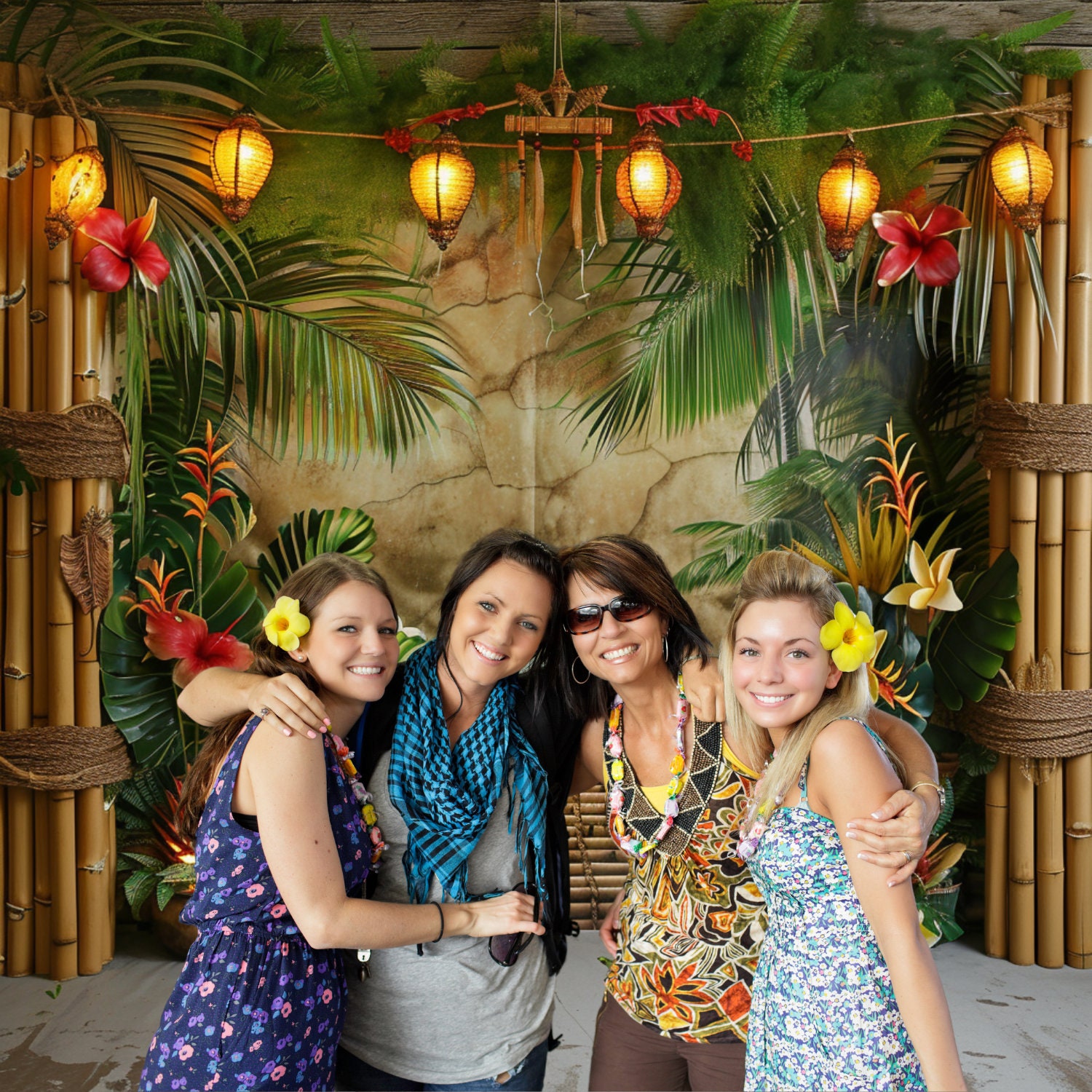 Luxury Tropical Backdrop Set, Luxury Digital Overlays, Luxury ...