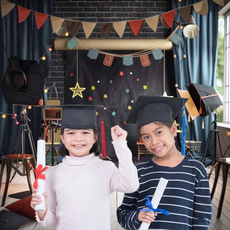 Graduation Studio Backdrop Background Digital Child Photo Shoot Picture ...