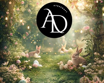 Digital Easter Backdrop - Etsy