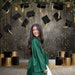 Graduation Studio Photo Graduation Black and Gold Back Ground Ceremony ...