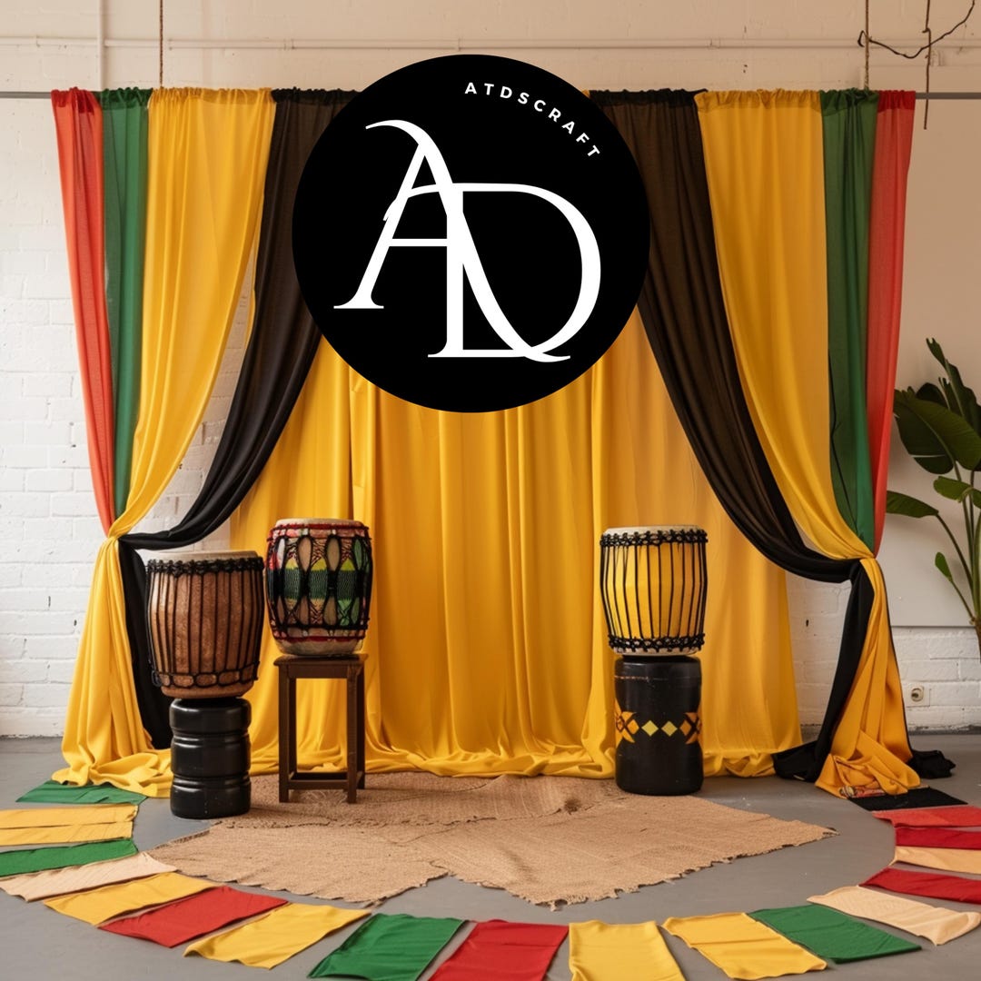 Juneteenth African Drums Backdrop: Cultural Celebration PNG (digital Download) - Etsy