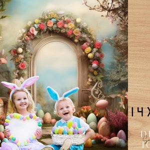 Easter Studio Arch Digital Background for Composite Artists, Easter ...