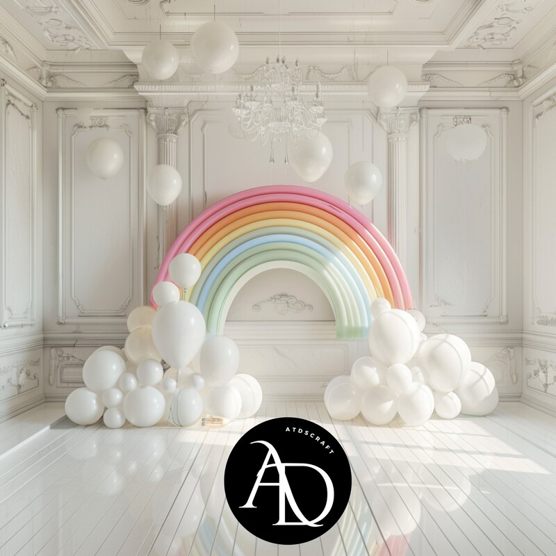 Rainbow Backdrop - Etsy