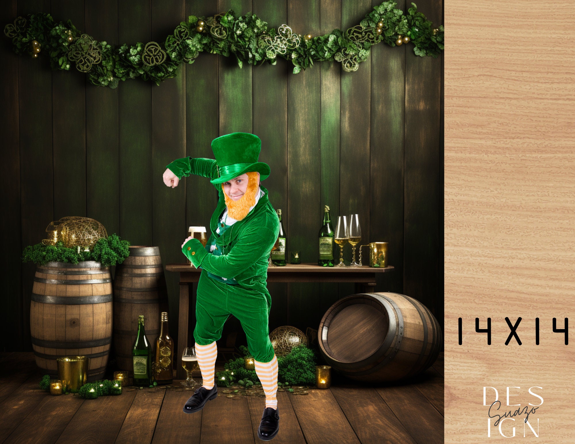 Saint Patricks Day Digital Backdrop St. Patty's Day 2024 Photography ...
