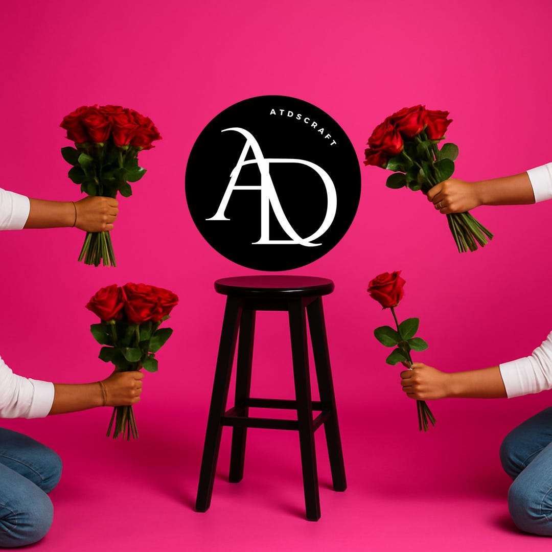 Hot Pink Roses Birthday Backdrop for Influencer Photoshoots – Playful ...