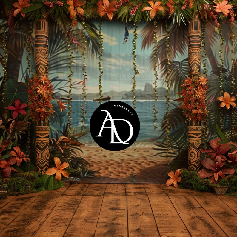 Luxury Tropical Backdrop Set, Luxury Digital Overlays, Luxury ...