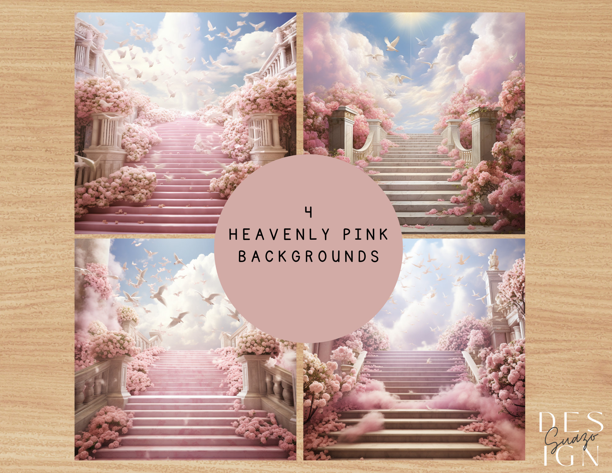 Memorial Hydrangeas Background-christian-funeral Background-pink ...