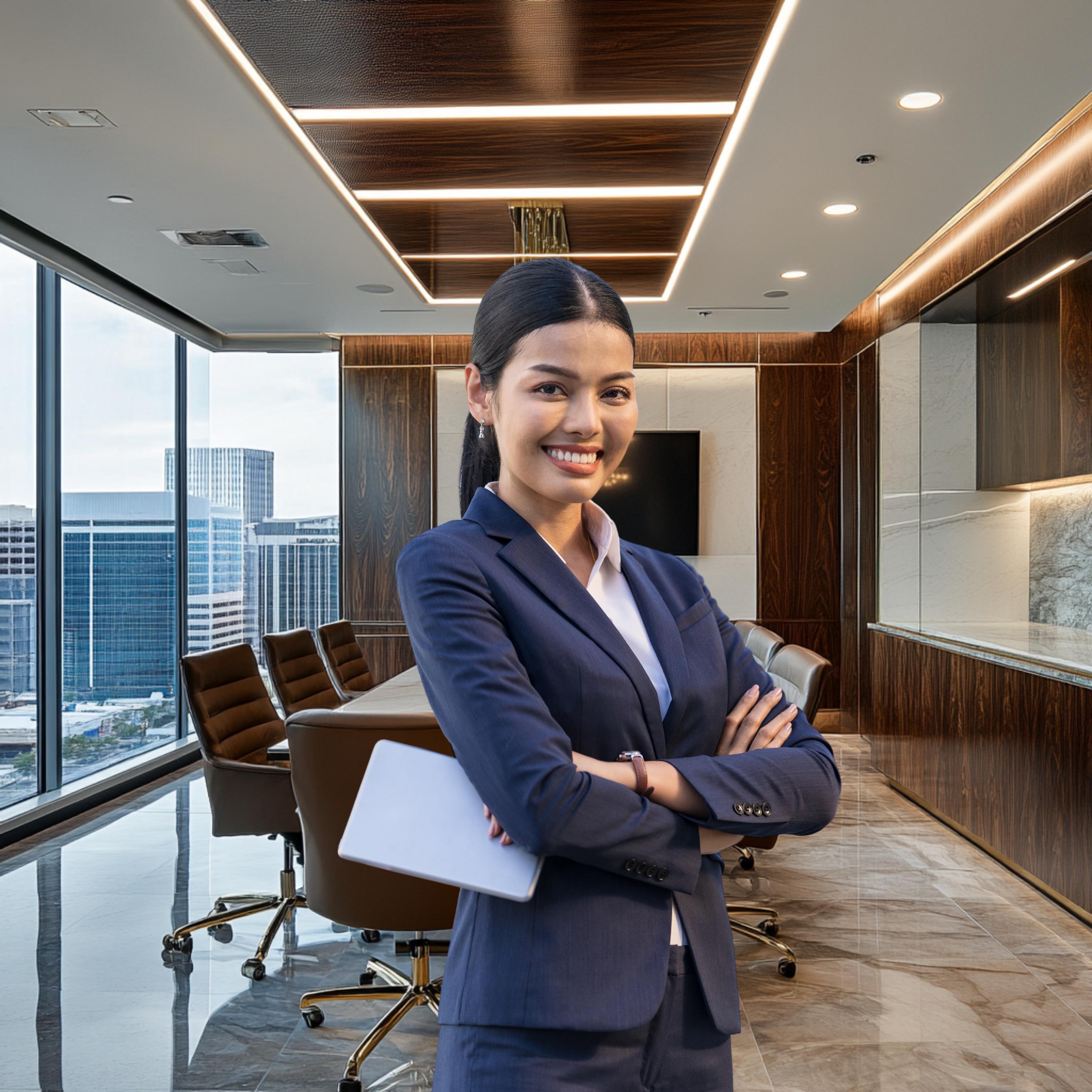 Executive Office Digital Backdrop, Business Headshot Background ...