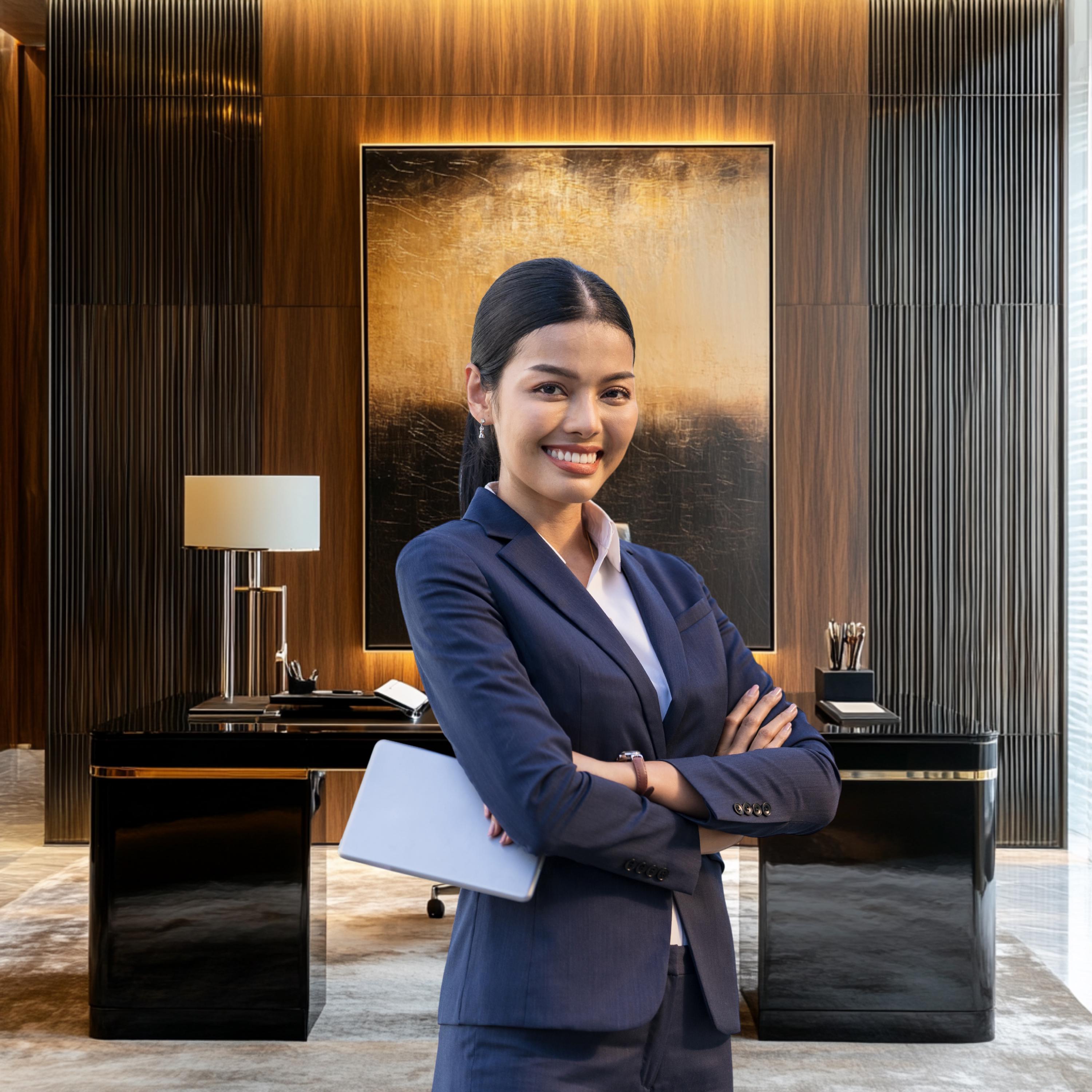 High-end CEO Office Digital Backdrop, Entrepreneurs, Professional ...
