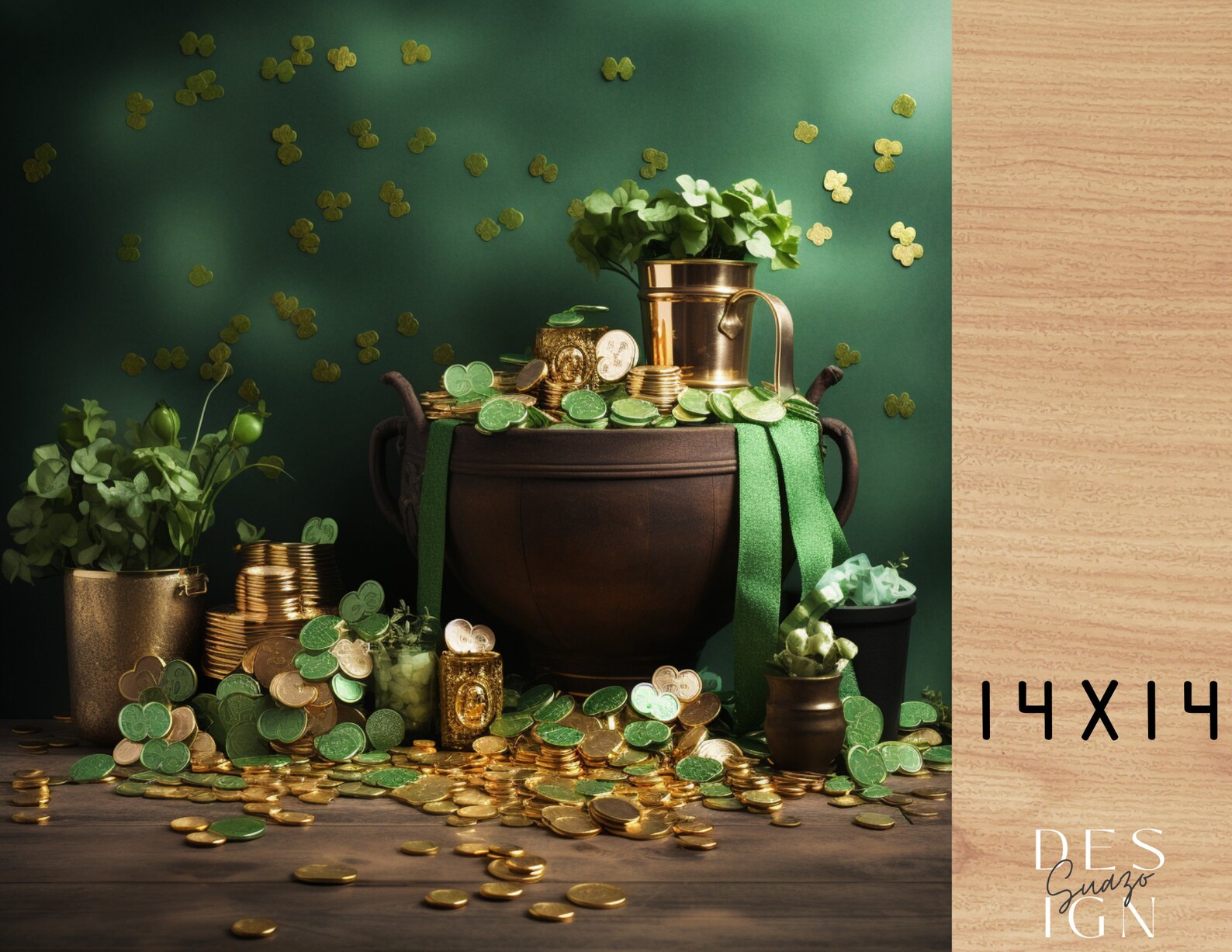 Saint Patricks Day Digital Backdrop - St. Patty's Day 2024 Photography ...