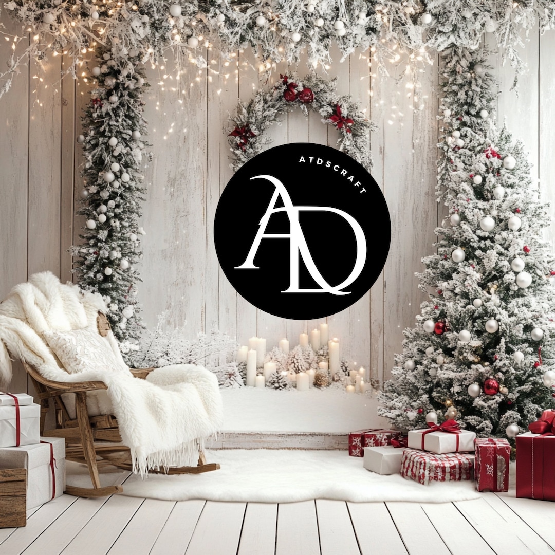 Christmas White Snow Digital Backdrop - Digital Background for Kids ...