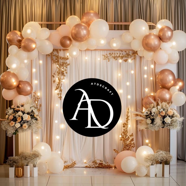 Rose Gold Backdrop - Etsy