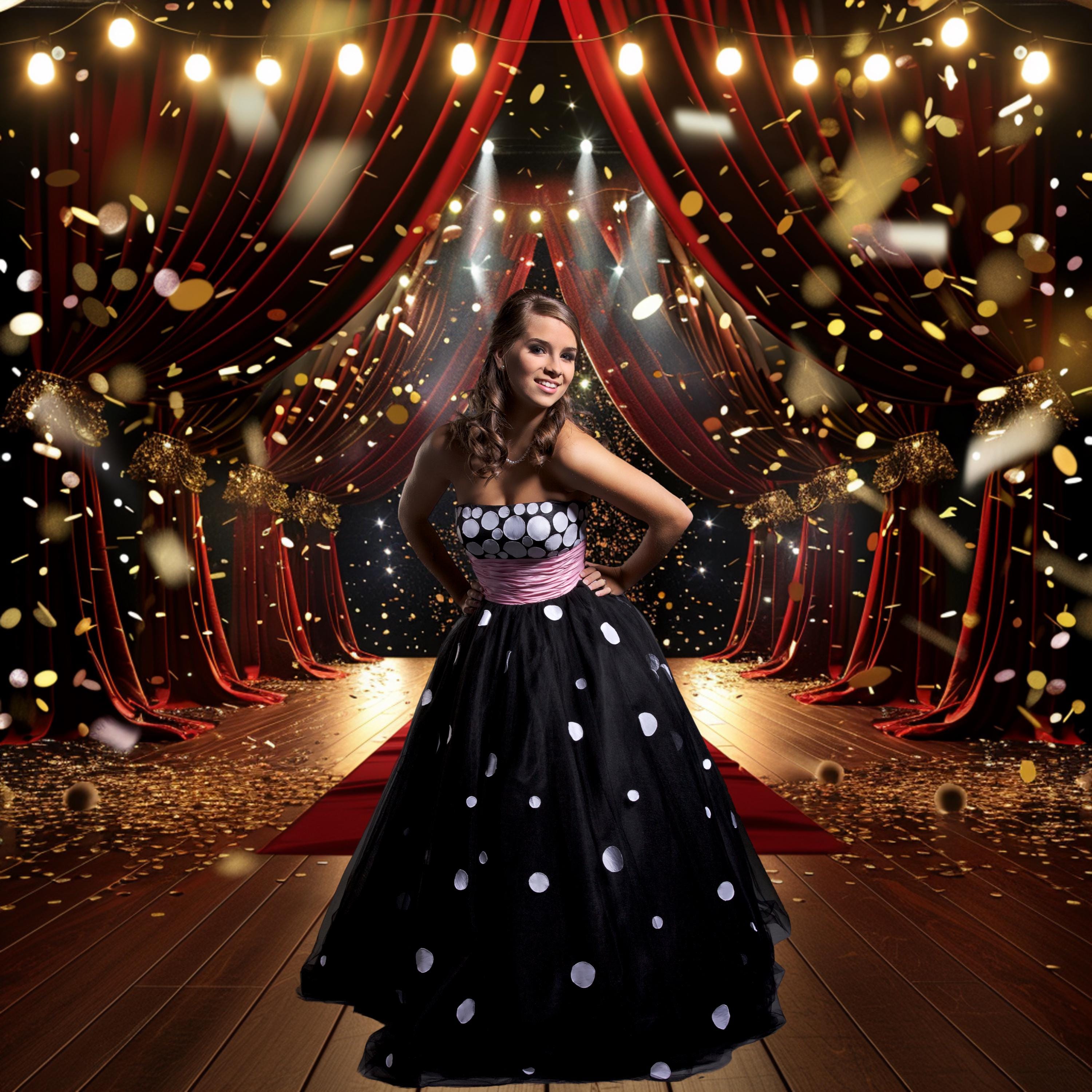 Red Carpet Digital Backdrop | Hollywood Glam Background | Award Night ...