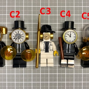 Skibidi Toilet Action Figure Set Clock Man and Stickers - Etsy