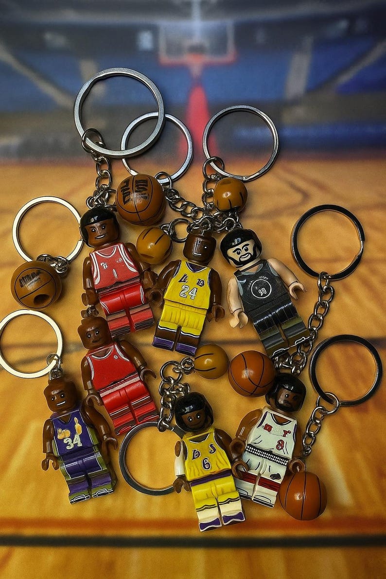 Custom Basketball Players Keyring/keychain/shoe Charm (antetokounmpo/o ...