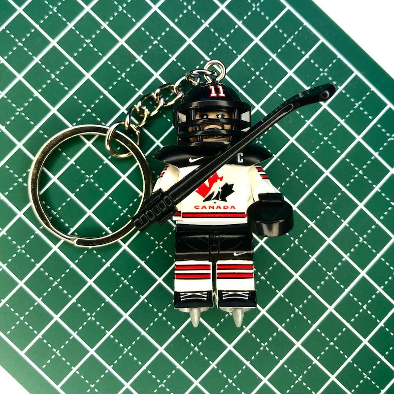 Hockey Keychain - Etsy