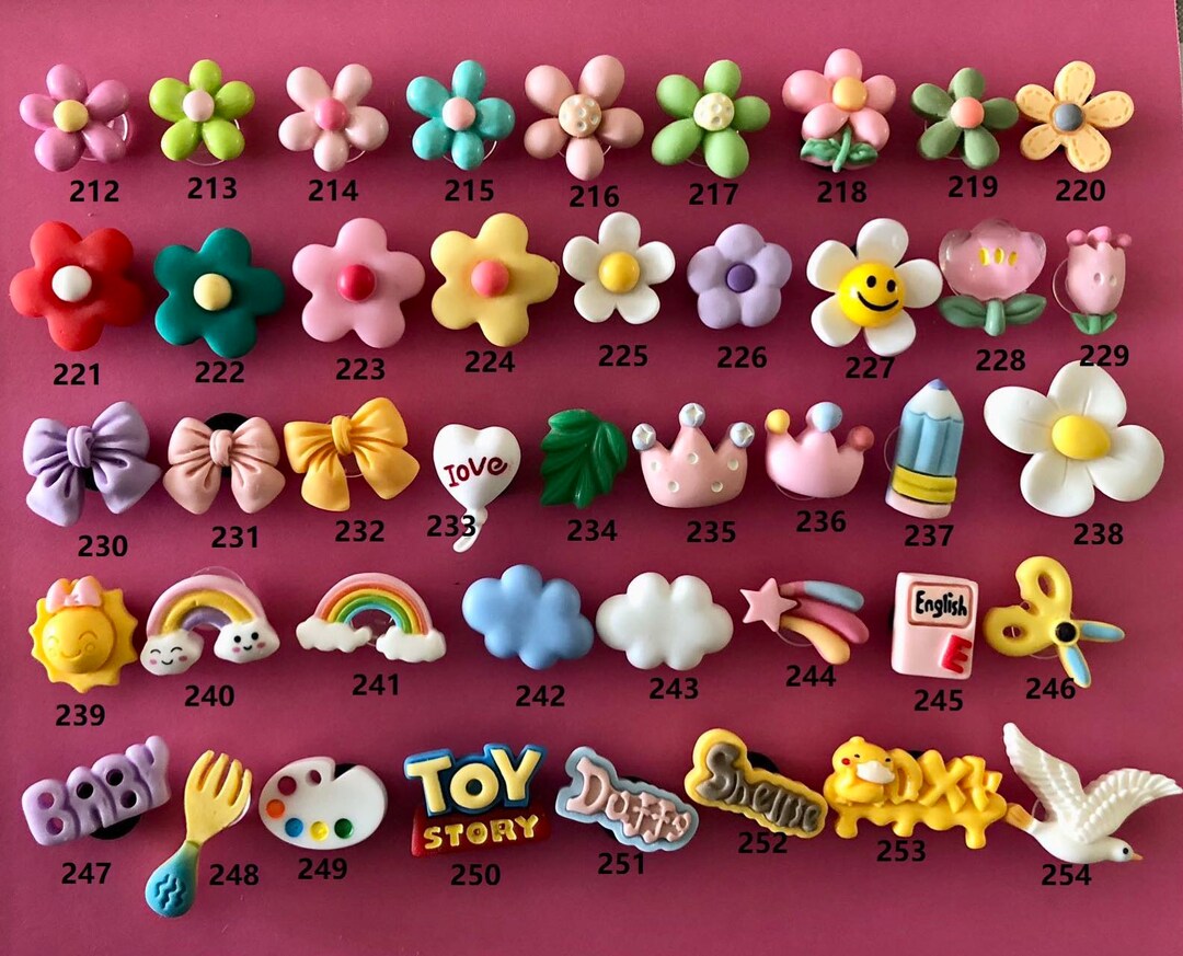 2024 Crocs Charms / Jibbitz 833 Choices 221-254 - Etsy