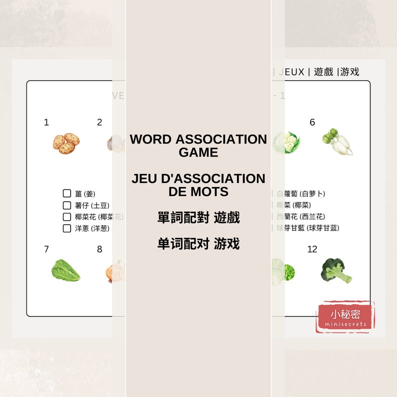 Chinese Vegetable Flashcards PRINTABLE, Traditional Chinese, Simplified ...