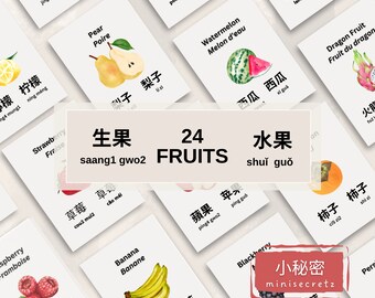Chinese Vegetable Flashcards PRINTABLE, Traditional Chinese, Simplified ...