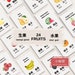 Chinese Fruit Flashcards PRINTABLE, Traditional Chinese, Simplified ...