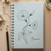 Personalized Birth Flower Notebook, Personalized Birth Month Journal ...