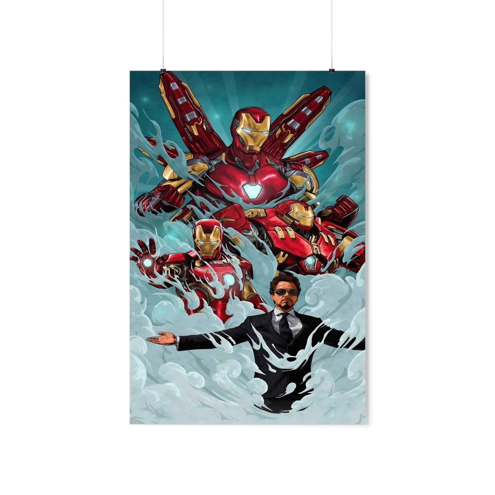 Iron Man Poster Iron Man Wall Art Iron Man Comic Poster Iron - Etsy