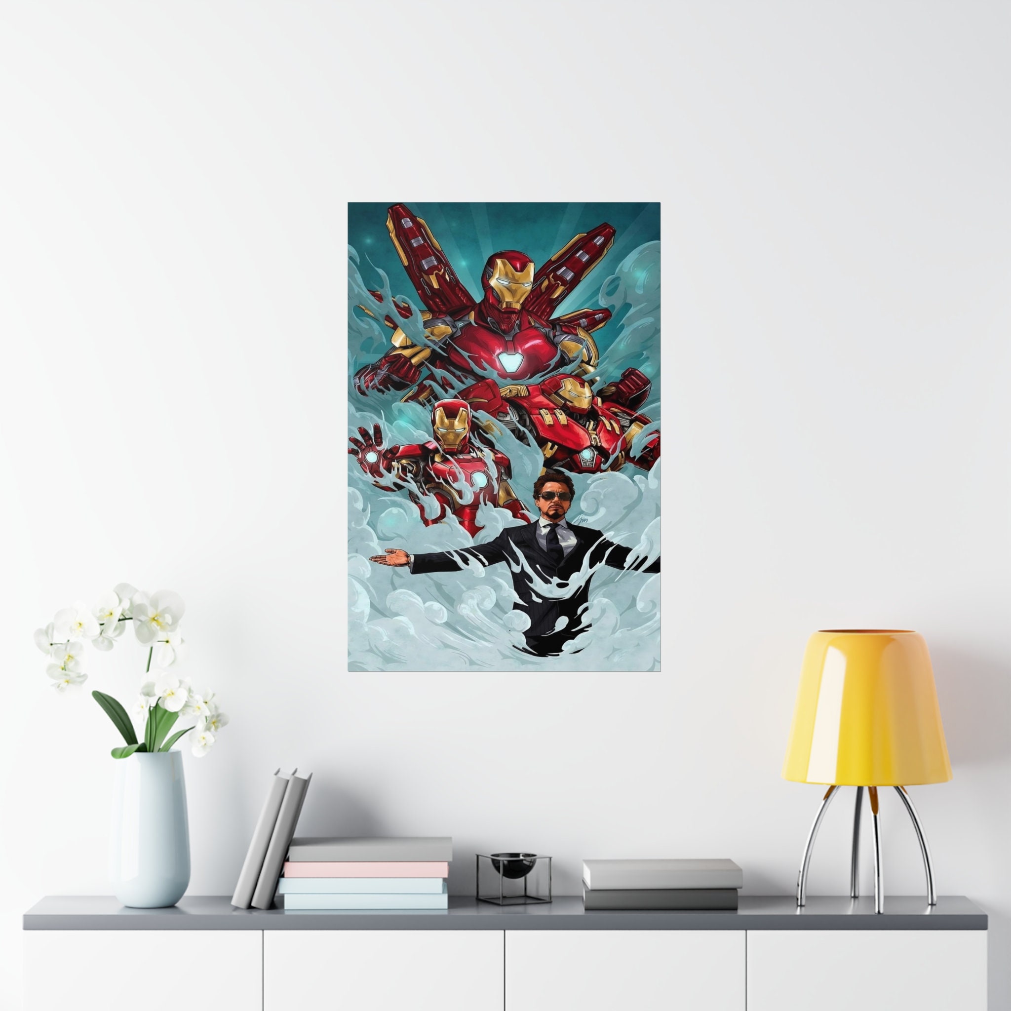 Iron Man Poster Iron Man Wall Art Iron Man Comic Poster Iron - Etsy