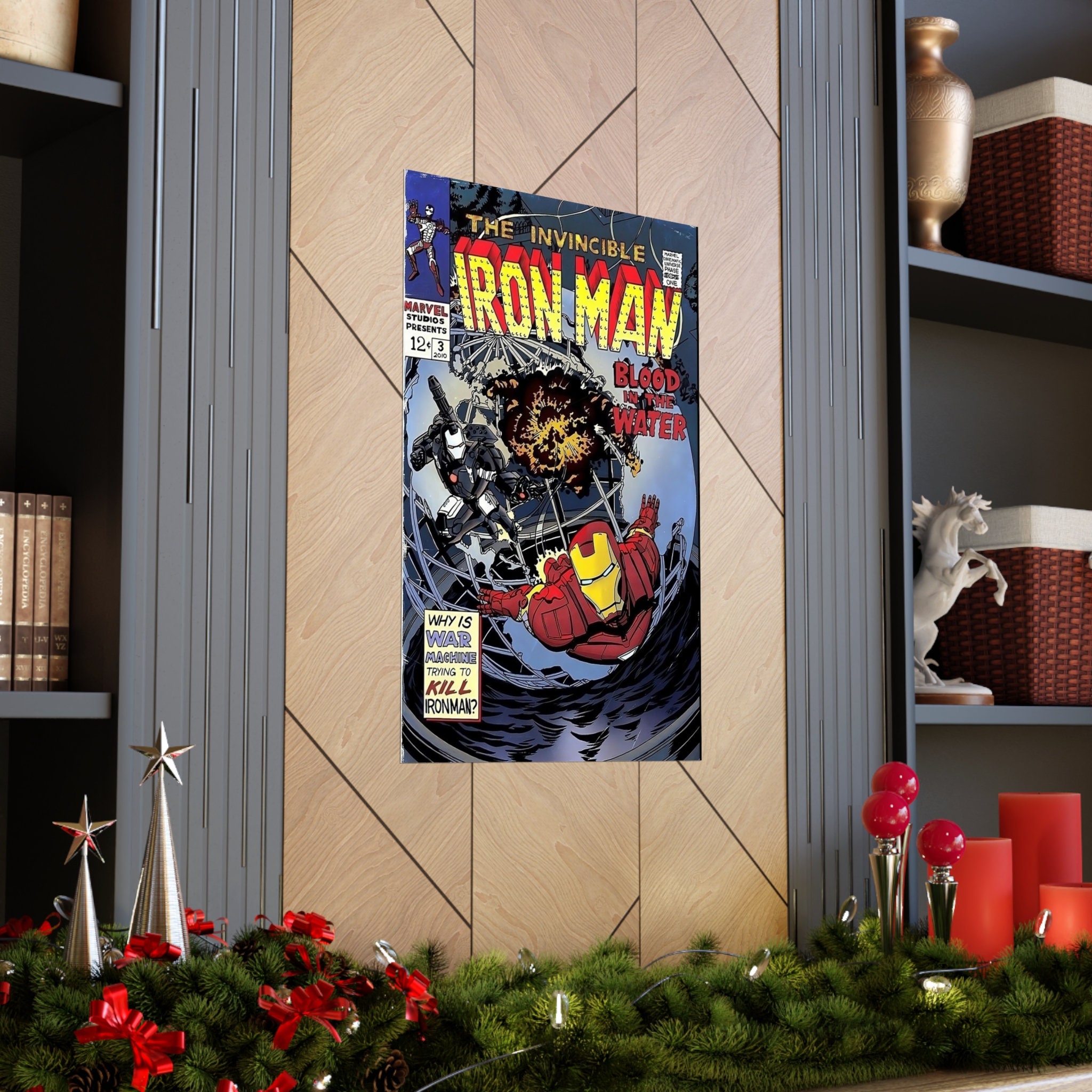 Iron Man Comic Poster Iron Man Comic Wall Art Iron Man Poster - Etsy