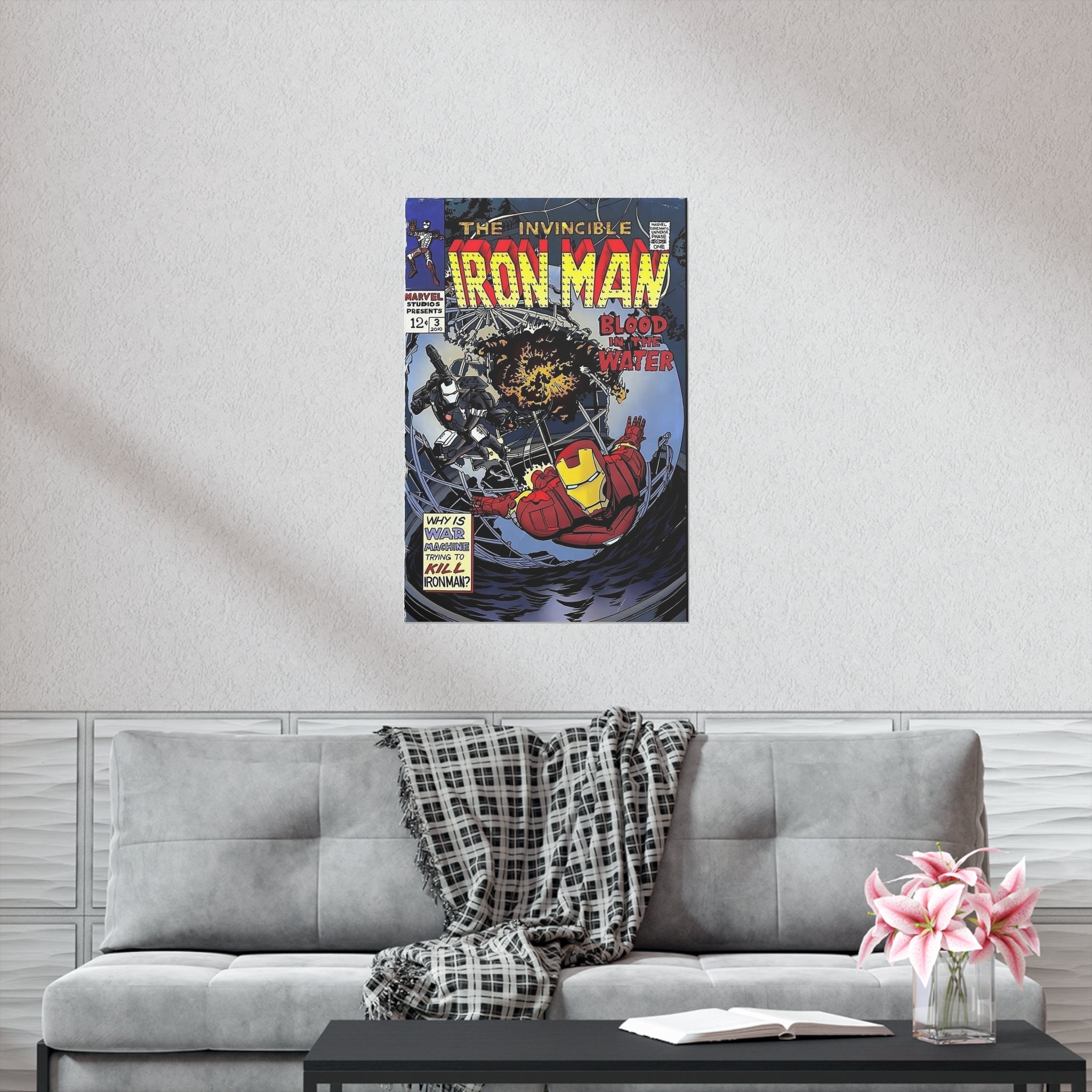 Iron Man Comic Poster Iron Man Comic Wall Art Iron Man Poster - Etsy
