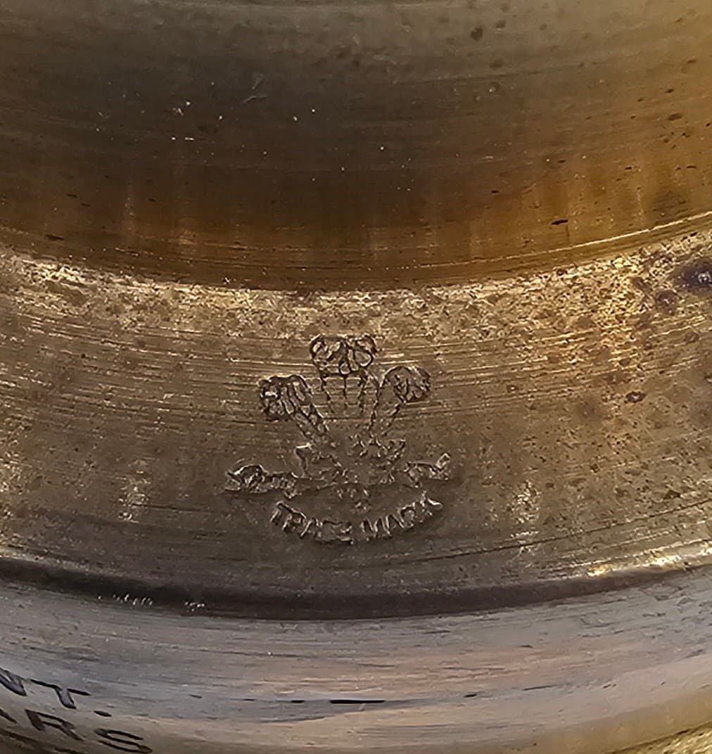 Vintage E. Thomas & Williams 10 Miner's Brass Safety Oil Lamp Made in ...