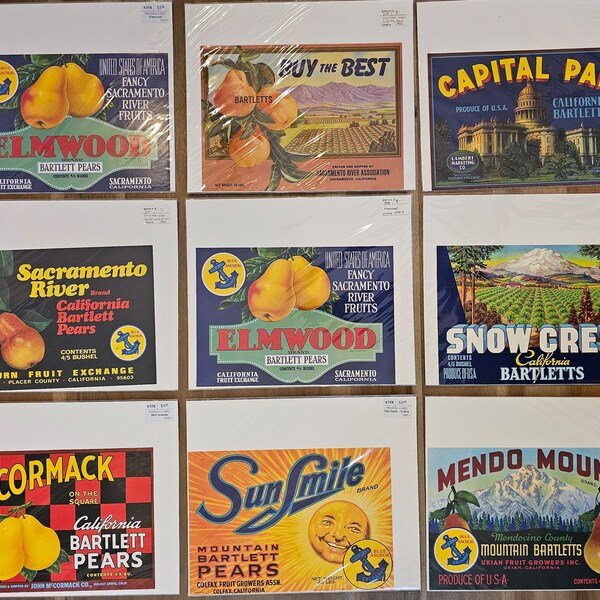 Fruit Crate Label - Etsy