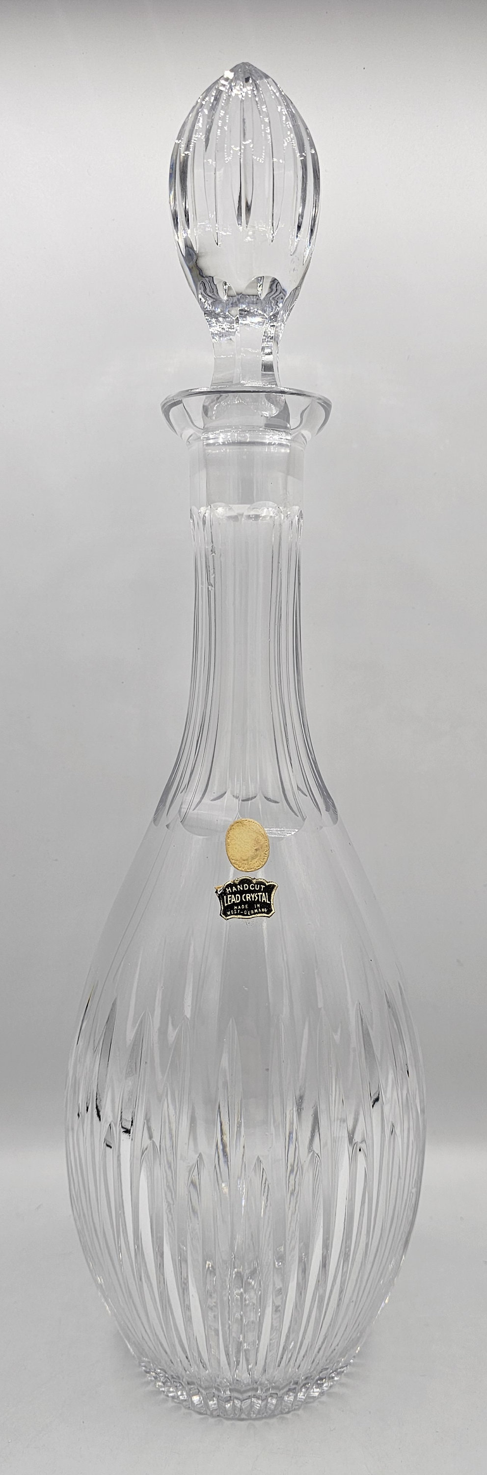 Stunning Vintage Lead-crystal Decanter, West Germany - Etsy